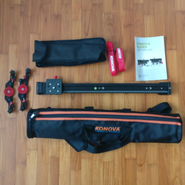Konova 60cm camera slider, Photography, Cameras on Carousell