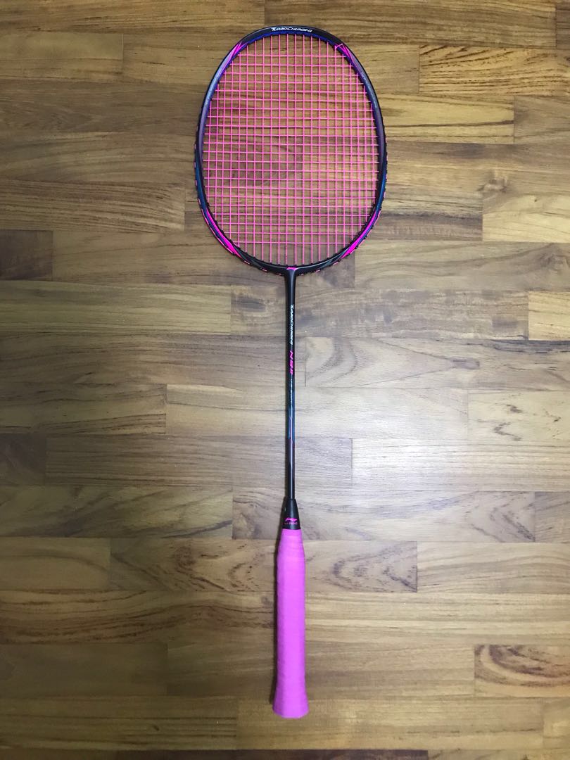 Li Ning N9ii (Black/Pink), Sports Equipment, Sports & Games, Racket ...