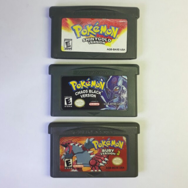 Nintendo Gameboy Advance Pokemon Bootleg Games Bundle, Video Gaming ...