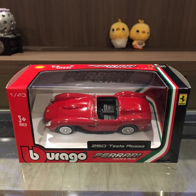 Shell V-Power NITRO+ Burago Ferrari Model Car (250 Testa Rossa ...