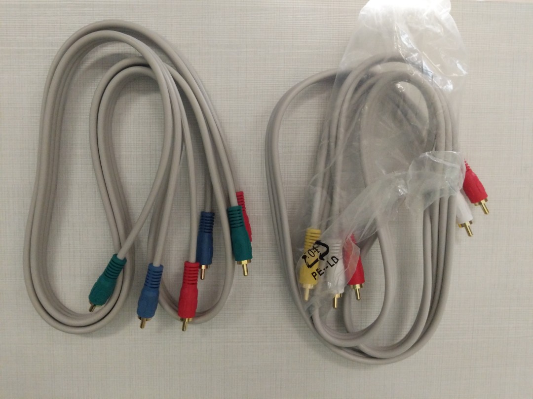 RGB/RYW Cables for Tv console, Electronics, Computer Parts ...