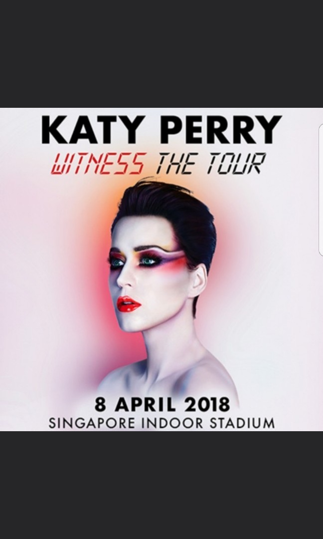 Katy Perry concert ticket, Entertainment, Events & Concerts on Carousell