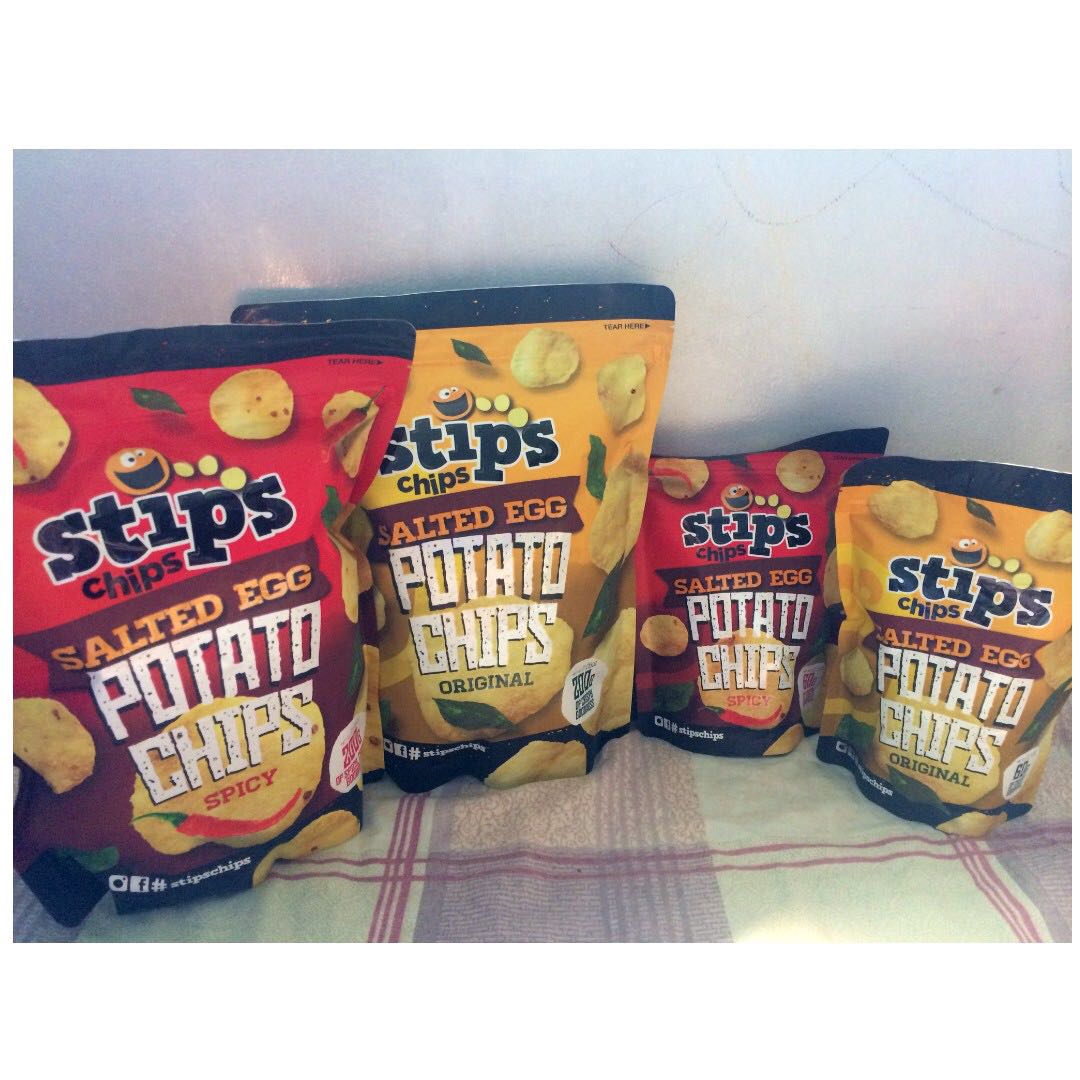 Stips Chips - Salted Egg Potato Chips and Fish Skin, Food & Drinks ...