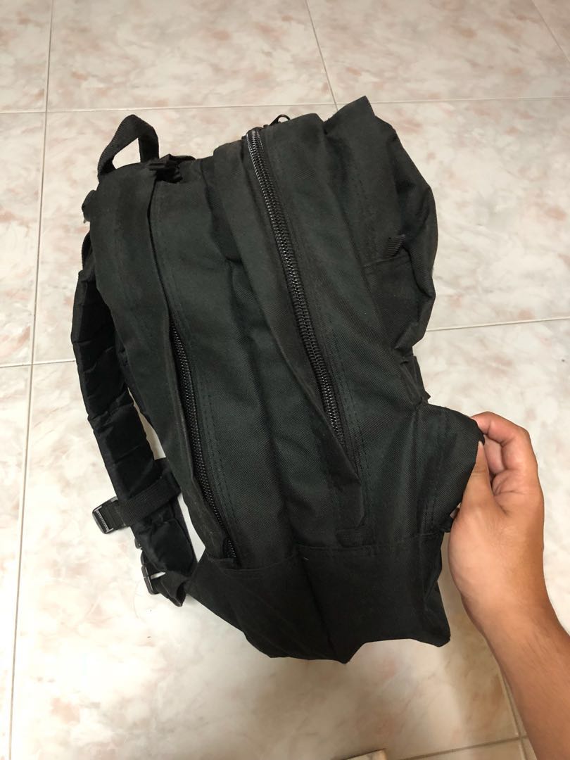 Black Military Style Army Backpack, Men's Fashion, Bags, Backpacks on ...