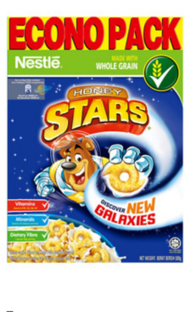 Nestle wholegrain cereal Honey star/koko krunch(500g), Food & Drinks ...