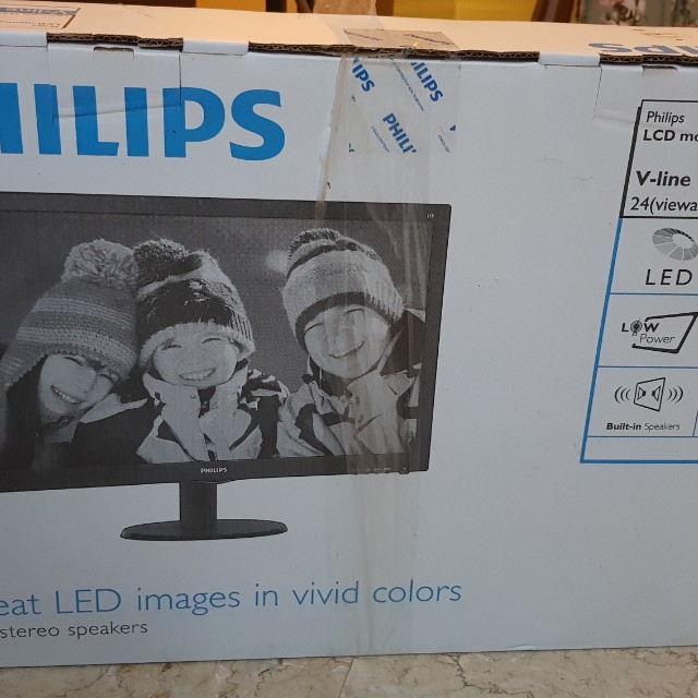 Philips 24in LED Monitor, Home Appliances, TVs & Entertainment Systems ...