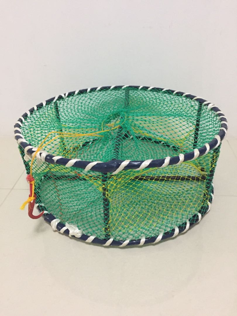 Sales Crab Net Fish Net Prawn Net, Sports Equipment, Fishing on Carousell