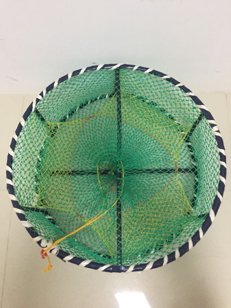 Sales Crab Net Fish Net Prawn Net, Sports Equipment, Fishing on Carousell