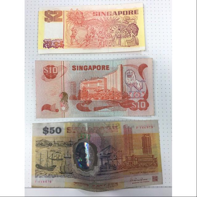 Singapore Old Money Notes, Hobbies & Toys, Memorabilia & Collectibles ...