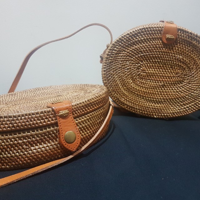 Tas Etnik Rotan Oval, Olshop Fashion, Olshop Wanita di Carousell