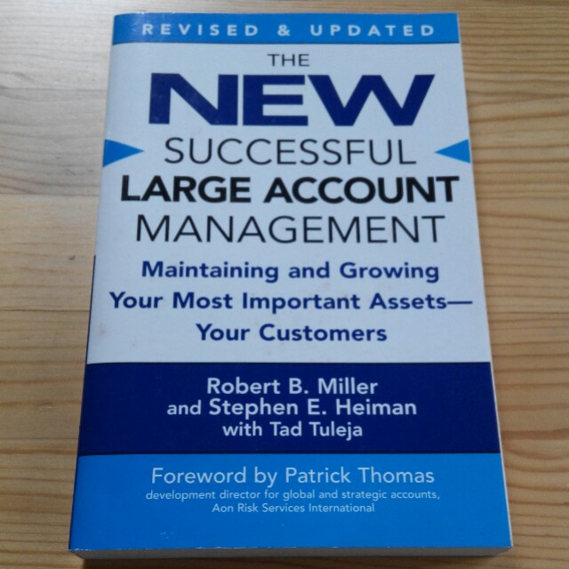 The new successful large account management, Hobbies & Toys, Books ...
