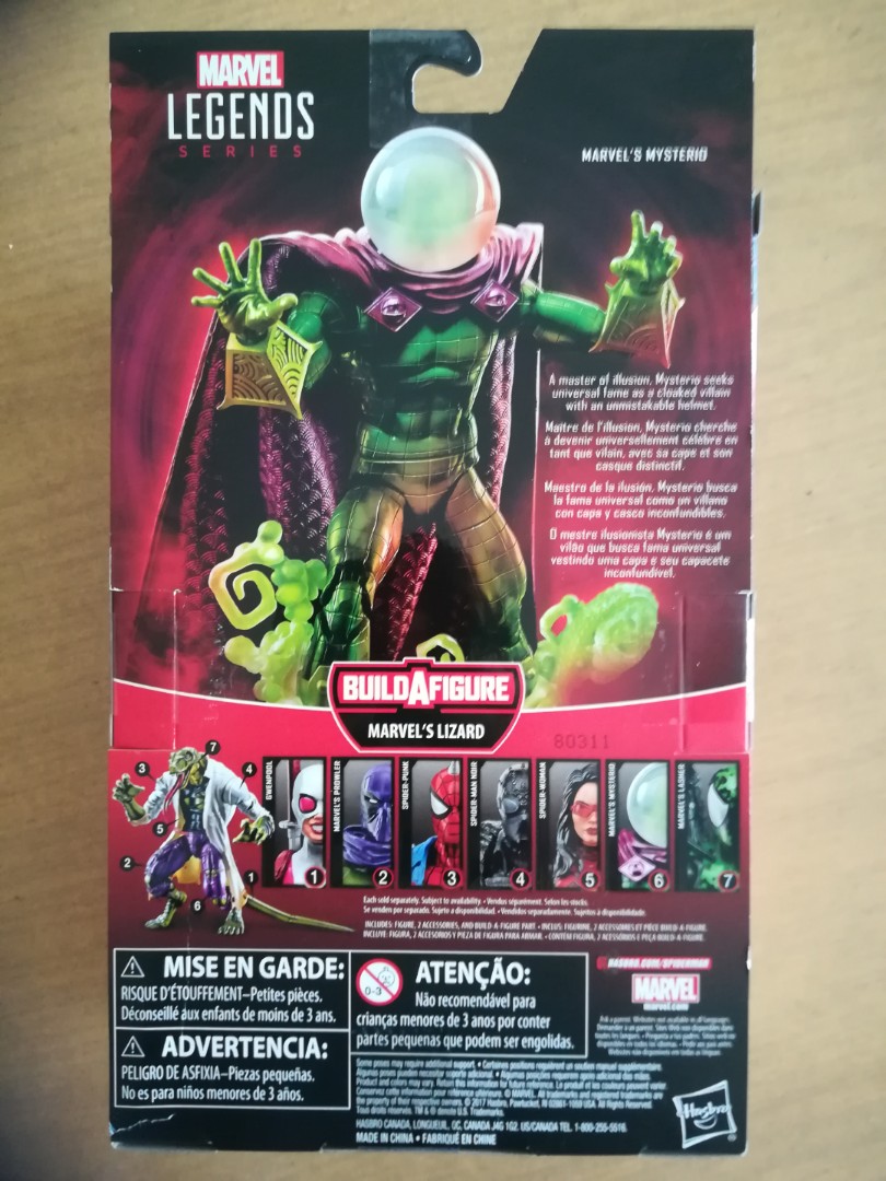 VERY RARE & HOT! *In Stock* Hasbro Marvel Legends Marvel's Mysterio 6 ...