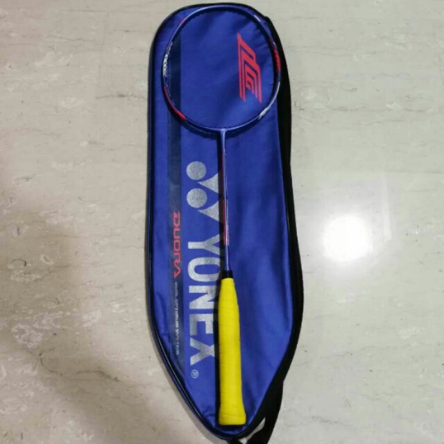 Yonex Duora 77 LCW Badminton Racket, Sports Equipment, Sports & Games, Racket & Ball Sports on ...
