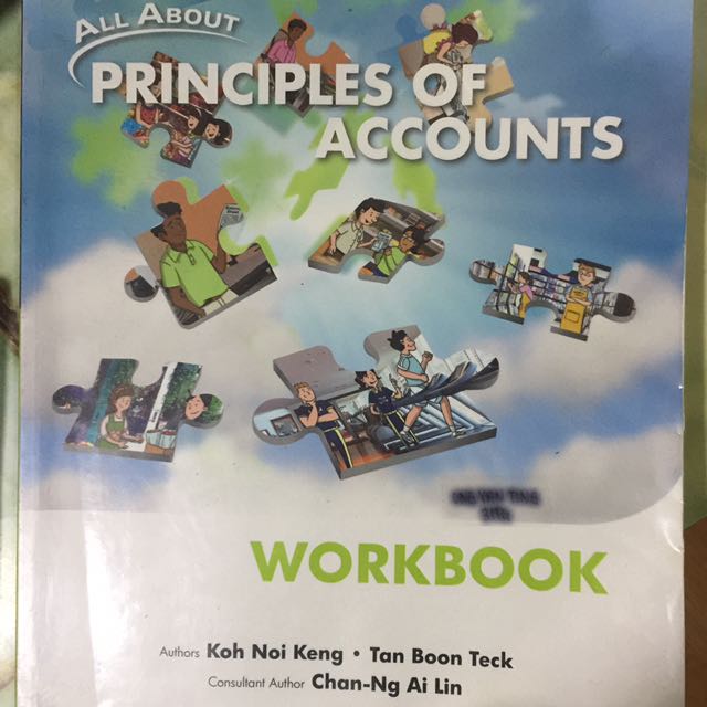 All About Principles Of Accounts Textbook and Workbook, Hobbies & Toys ...
