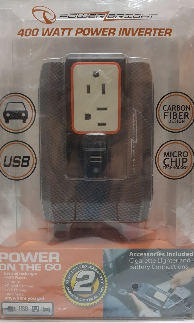 BNIB Power Bright 400 Watt Power Inverter, Mobile Phones & Gadgets ...