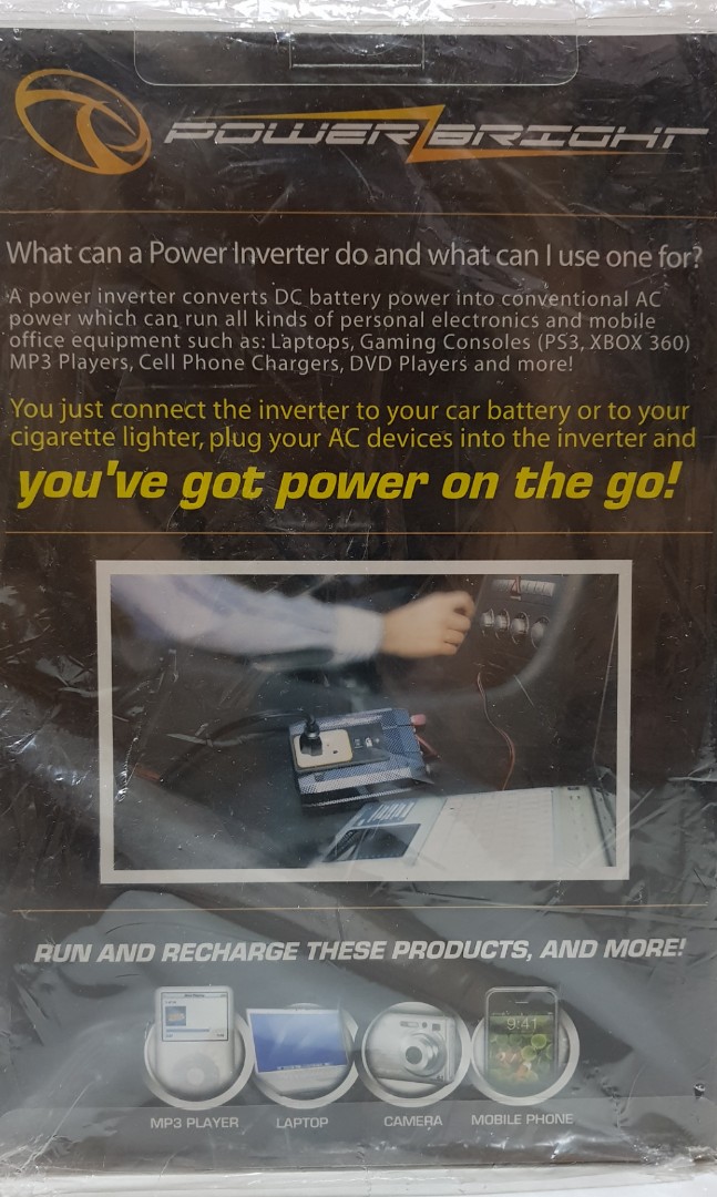 BNIB Power Bright 400 Watt Power Inverter, Mobile Phones & Gadgets ...