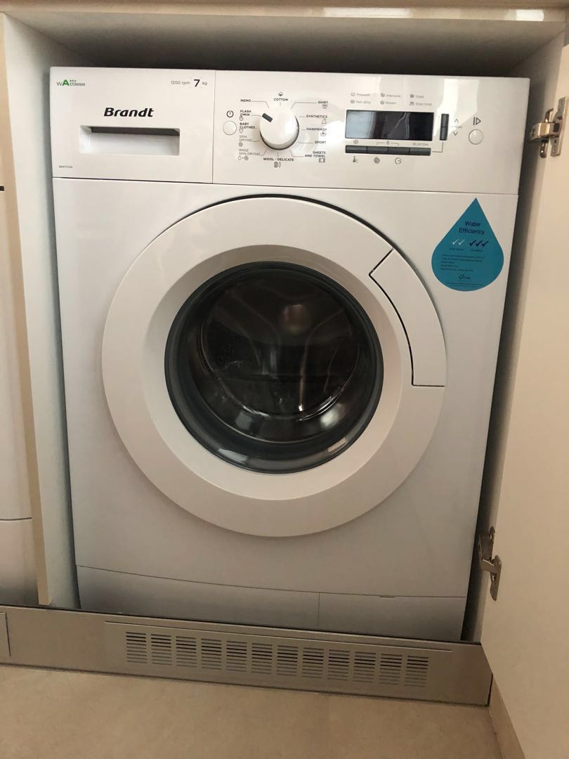 Brandt 7kg washing machine, TV & Home Appliances, Washing Machines and Dryers on Carousell