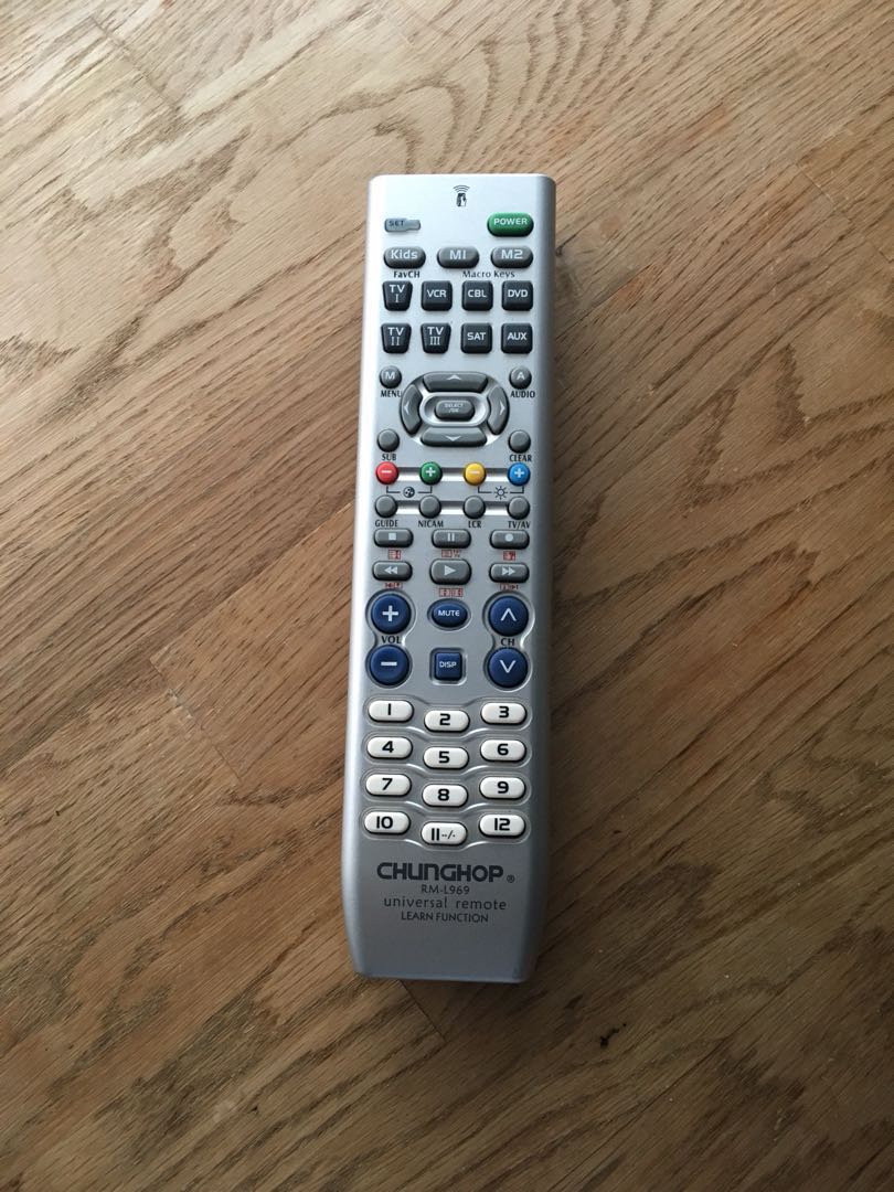 Chunghop Universal Remote Control Rm L969 Tv And Home Appliances Tv