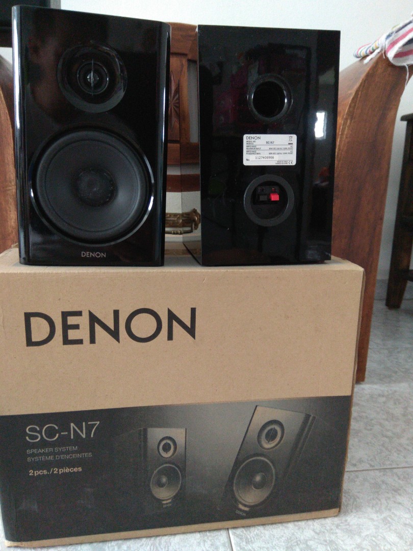 Denon bookshelf speakers, Audio, Soundbars, Speakers & Amplifiers on ...