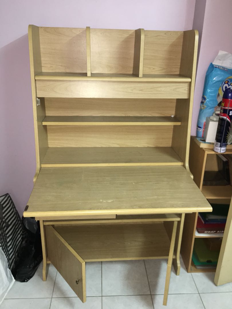 Desk, Furniture & Home Living, Furniture, Tables & Sets on Carousell
