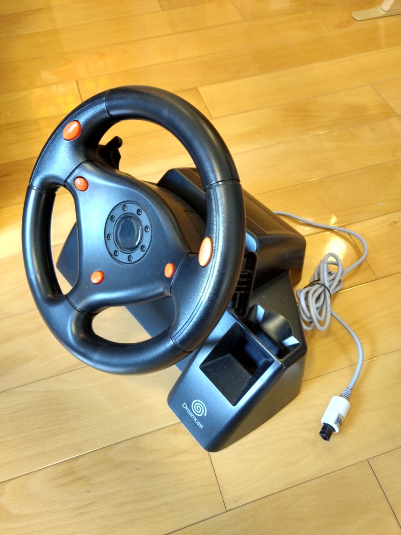 Dreamcast Racing Controller 軚盤, 電子遊戲, 電子遊戲機, Nintendo 任天堂 - Carousell