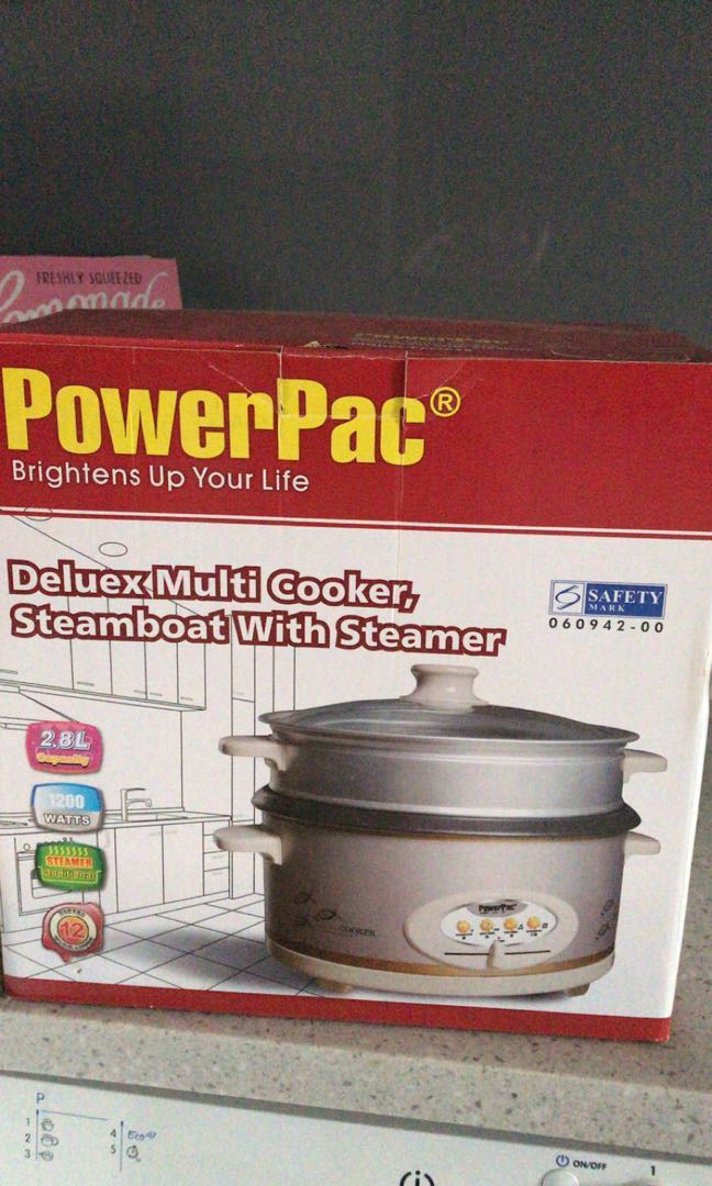 Electric Steam Boat with steamer and multi usage, TV & Home Appliances ...