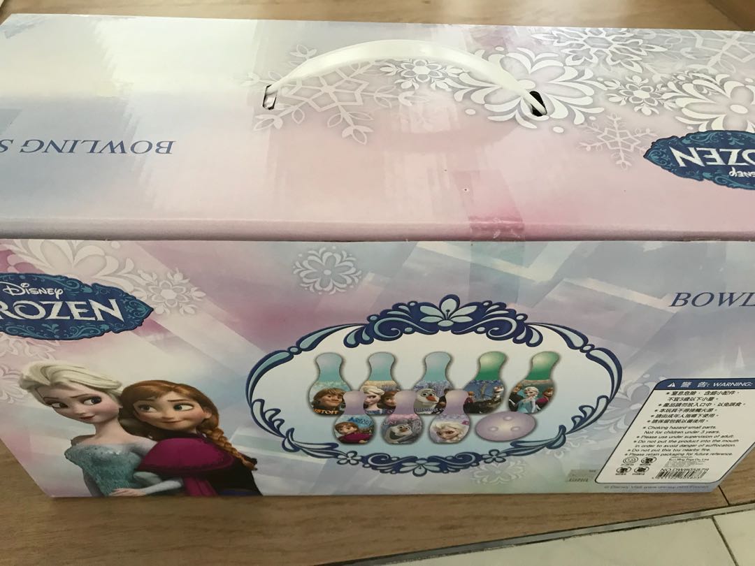 Frozen bowling set, Hobbies & Toys, Toys & Games on Carousell