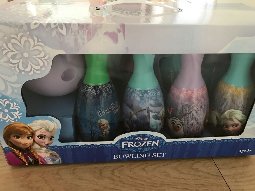 Frozen bowling set, Hobbies & Toys, Toys & Games on Carousell