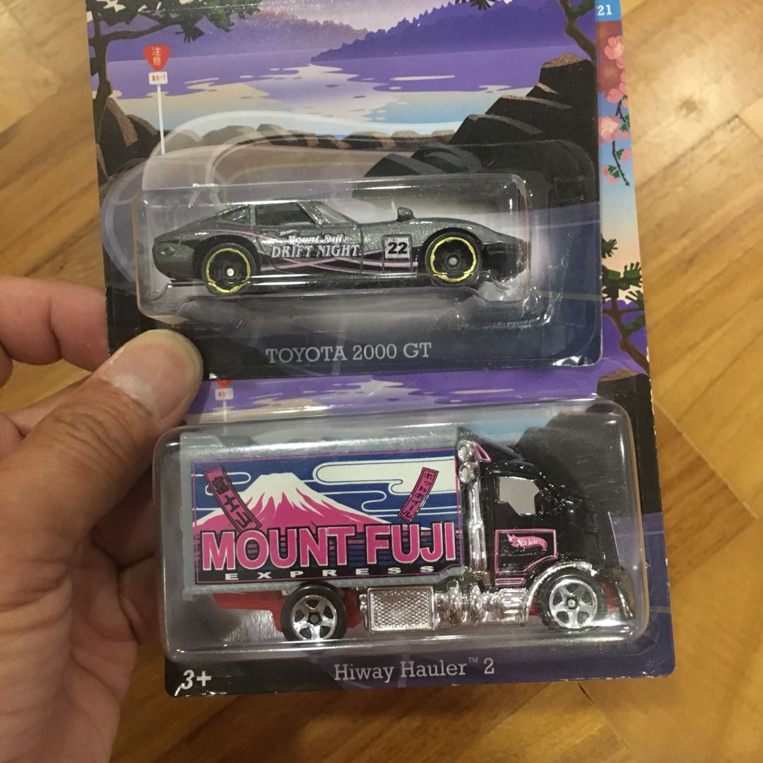 Hot Wheels Road Trippin Mt Fuji Set (4), Hobbies & Toys, Toys & Games ...