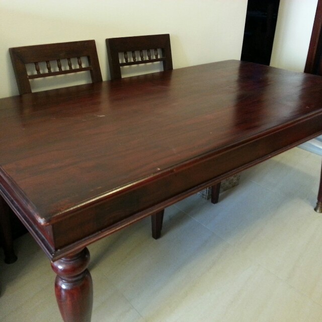 Indigo dining table with 4 chair, 傢俬＆家居, 傢俬, 椅子 - Carousell