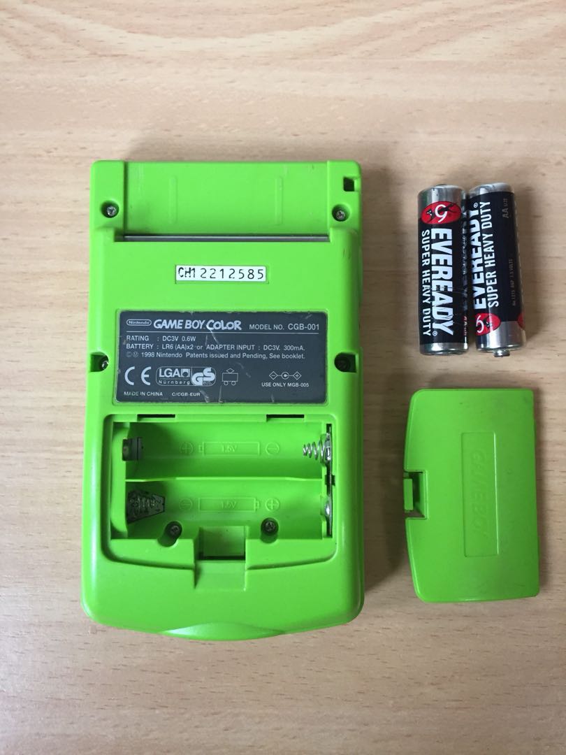 Lime Green Gameboy Color, Video Gaming, Video Game Consoles, Others on ...