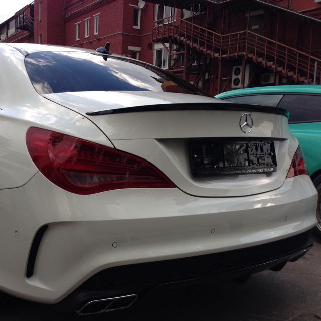Mercedes CLA45 CF Spoiler, Car Accessories on Carousell