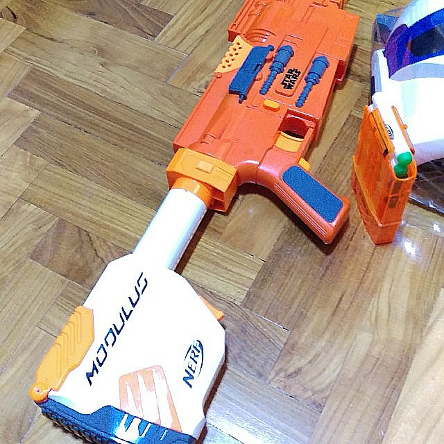 Nerf Gun Starwars Rebel blaster & clone trooper half helmet, Hobbies ...