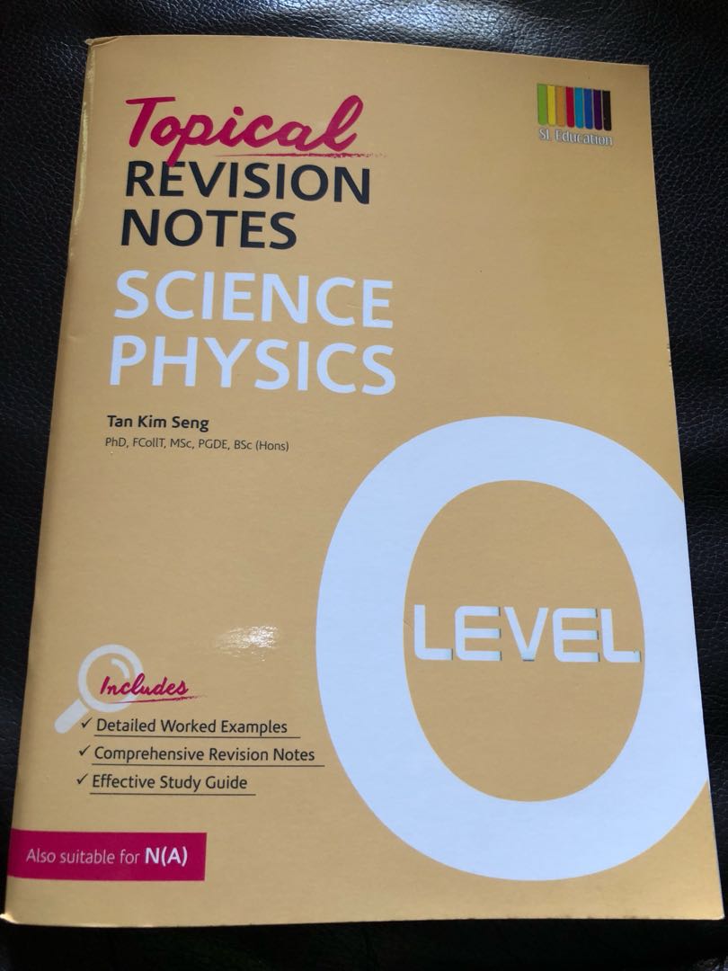 O-Levels Topical Revision Notes for combined Science (Physics), Books ...