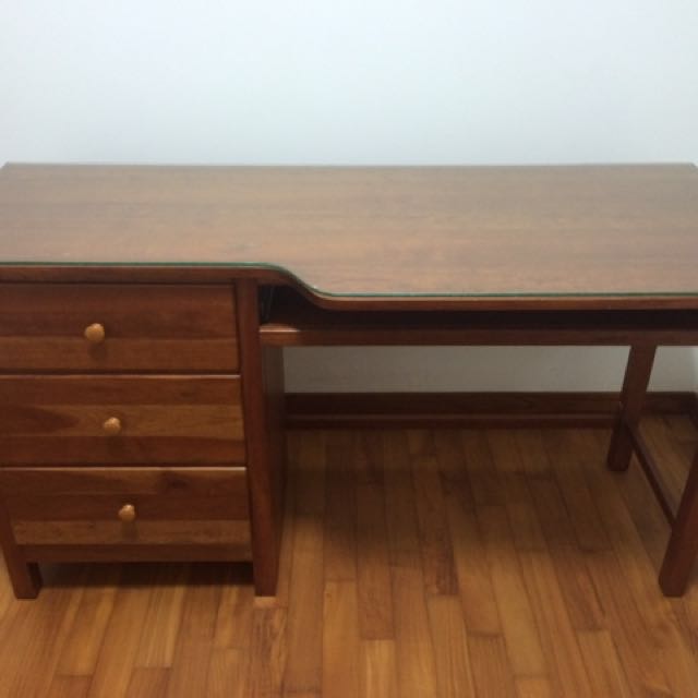 Fast Sale - Rustic wood study table, good condition, Furniture & Home ...