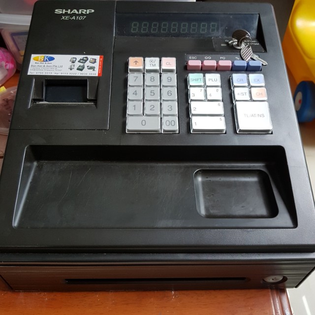 Sharp Cash Register / Cashier (XE-A107), Computers & Tech, Office ...