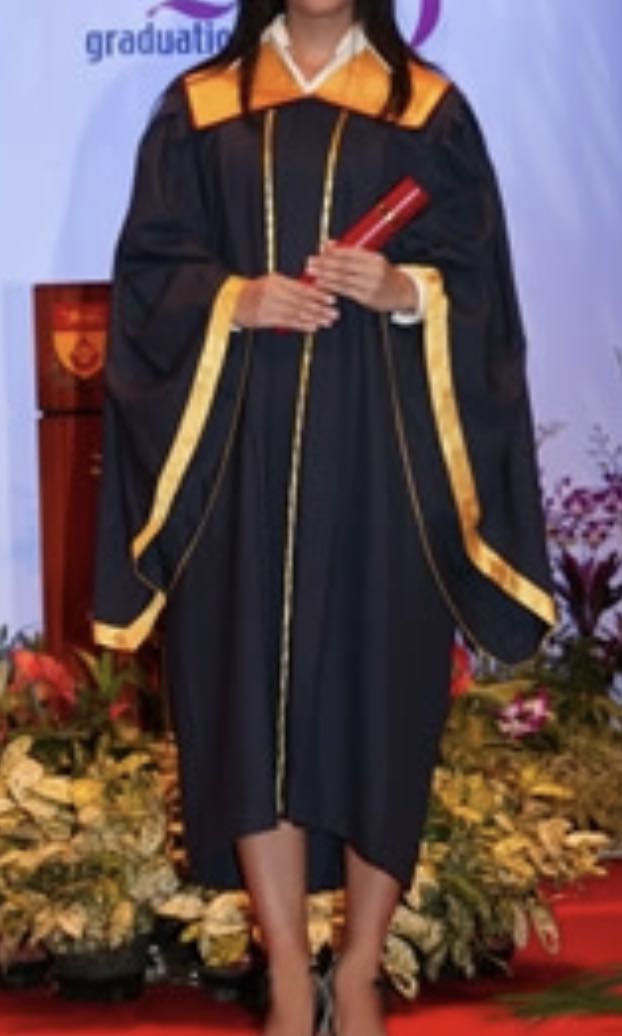 SP Graduation Gown, Women's Fashion, Dresses & Sets, Traditional ...