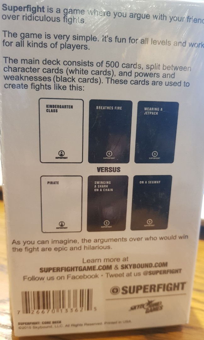 Superfight, Hobbies & Toys, Toys & Games on Carousell