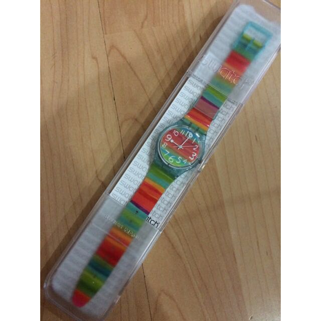 Swatch Rainbow Analog Watch, Luxury, Watches on Carousell