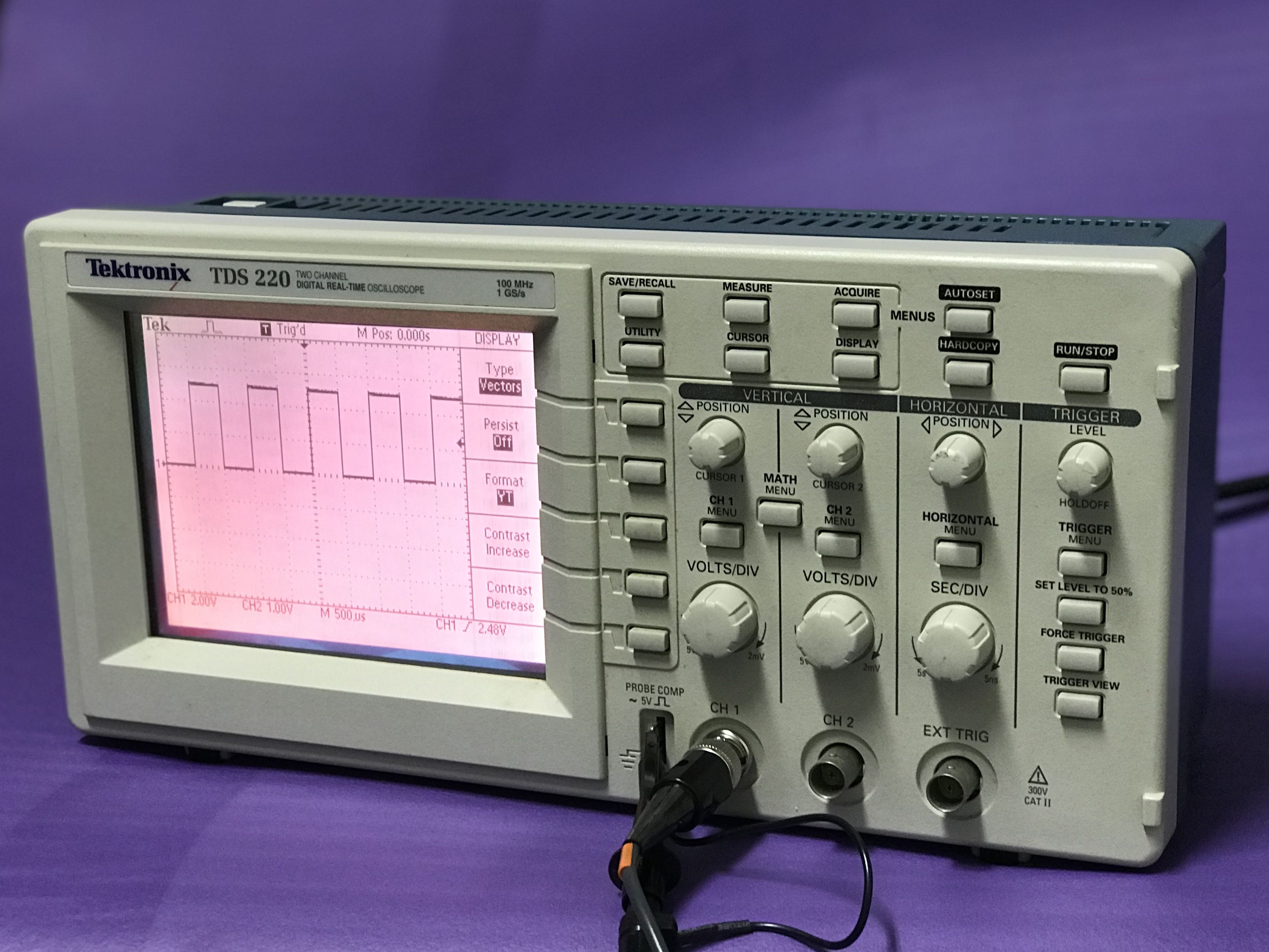 Tektronix 2Ch Real-Time Digital Oscilloscope TDS220, Audio, Other Audio ...