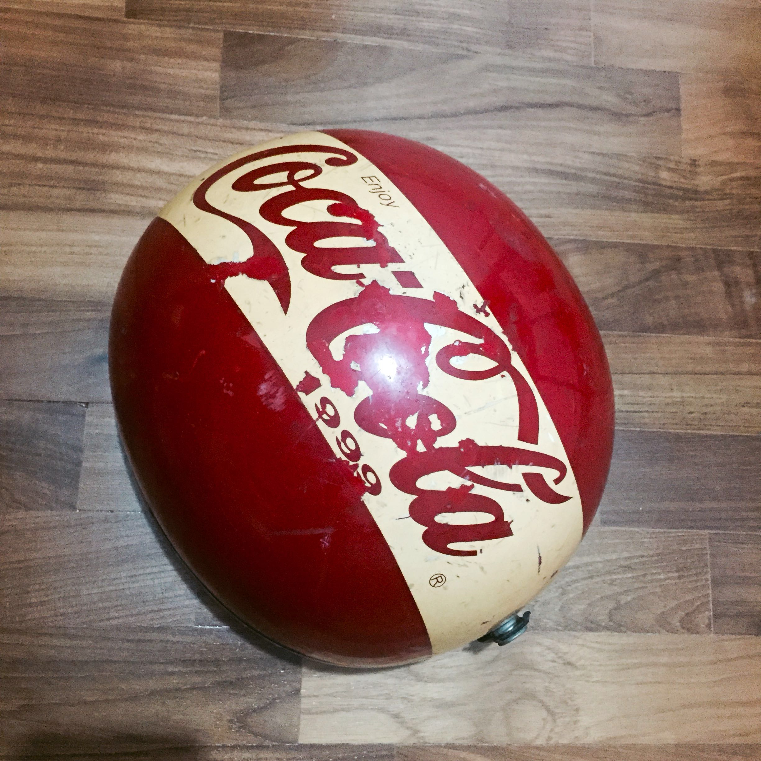 Vintage Coca Cola Half Cap Helmet, Motorcycles, Motorcycle Accessories ...
