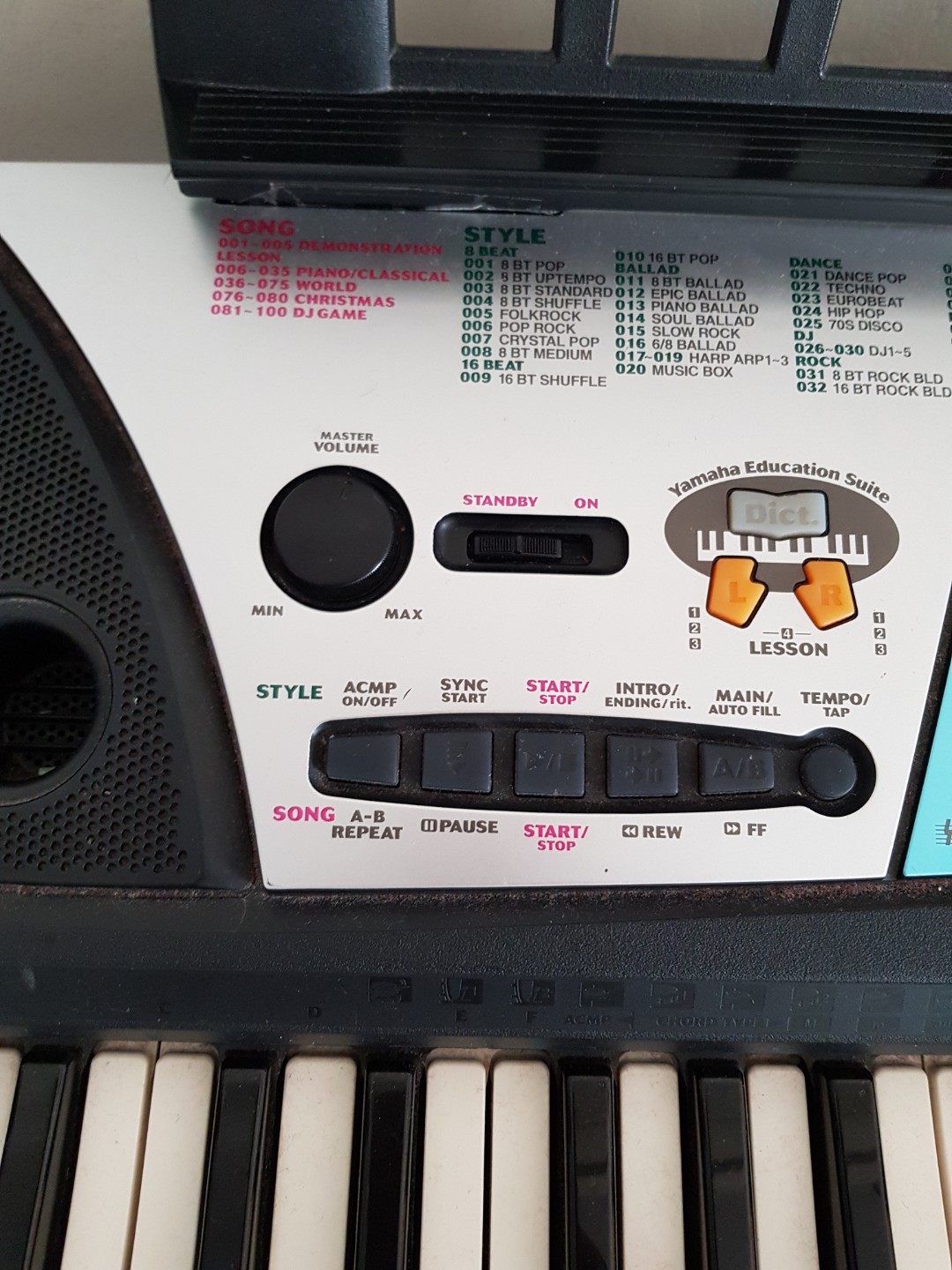 Yamaha Keyboard PSR 170, Hobbies & Toys, Music & Media, Musical ...