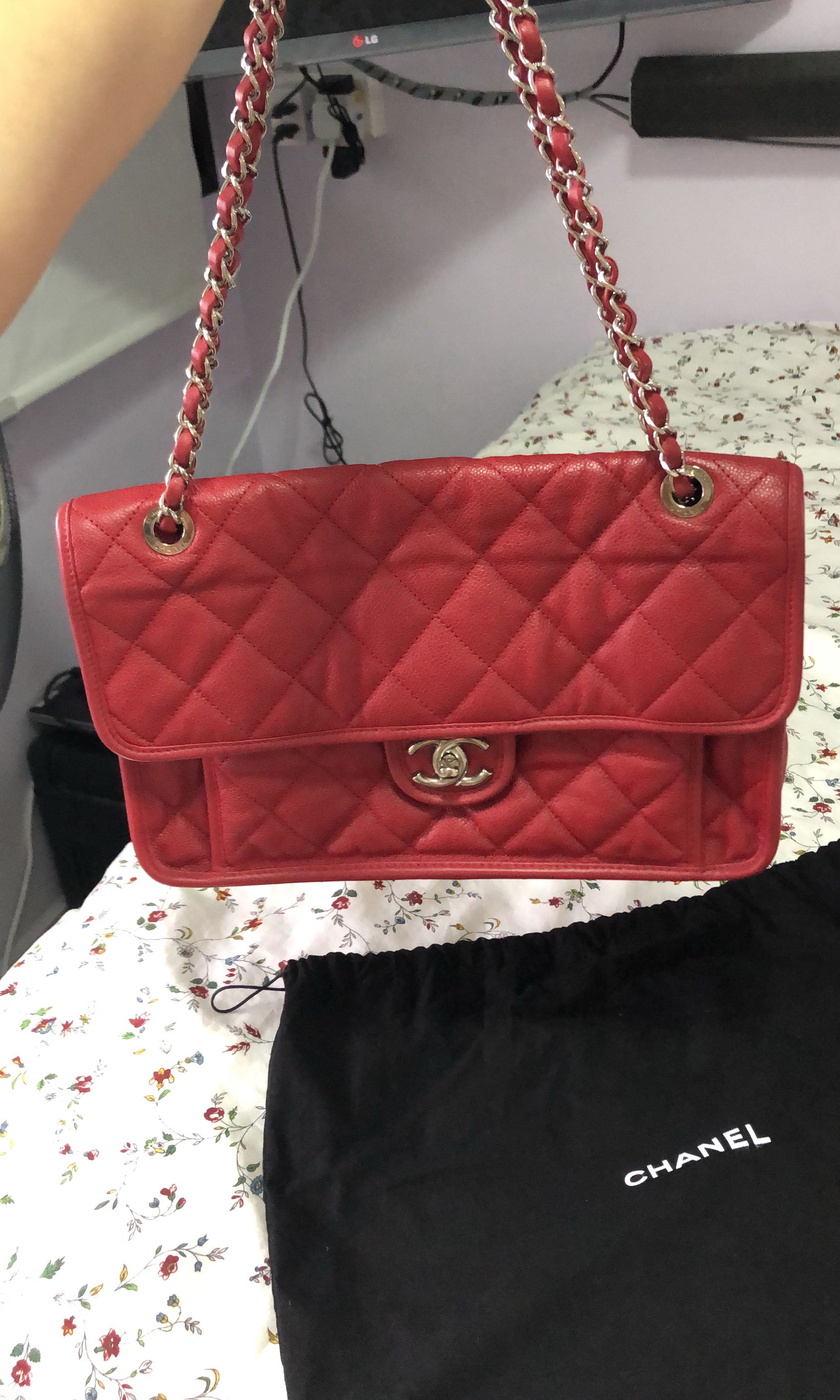 Chanel Flap Bag, Luxury, Bags & Wallets on Carousell