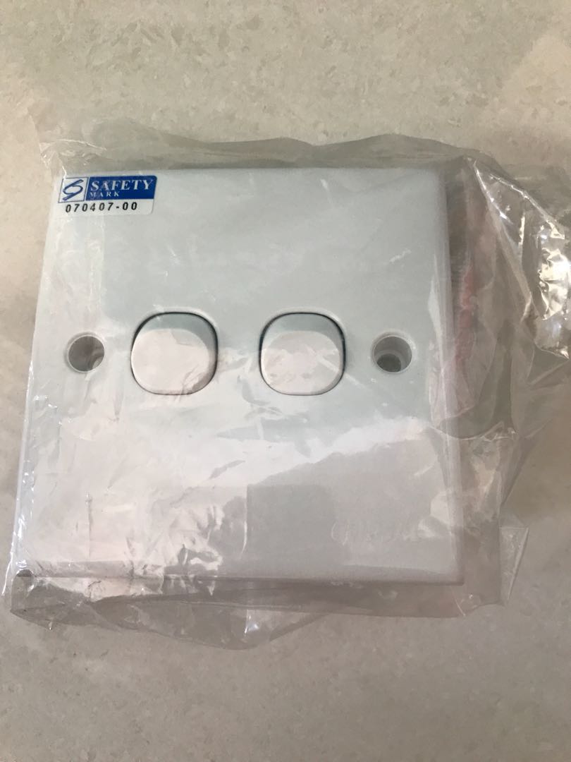 Clipsal One and Two Gang Switch, Everything Else on Carousell
