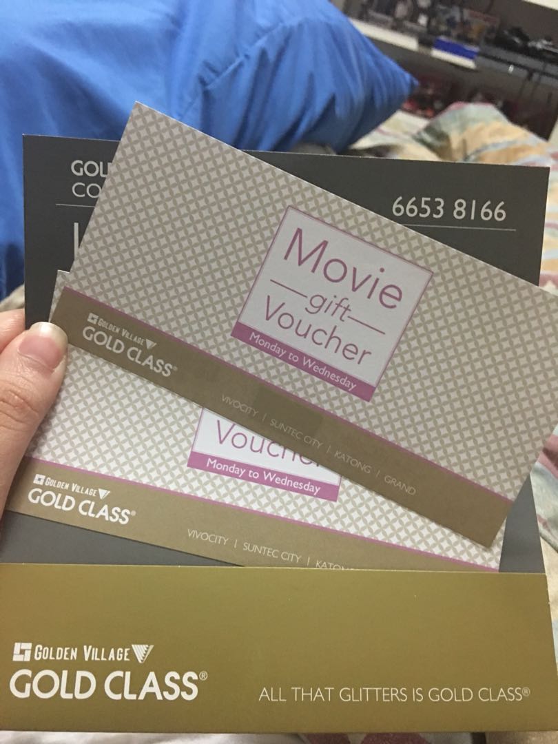 Gold Class Gift Vouchers, Tickets & Vouchers, Vouchers on Carousell