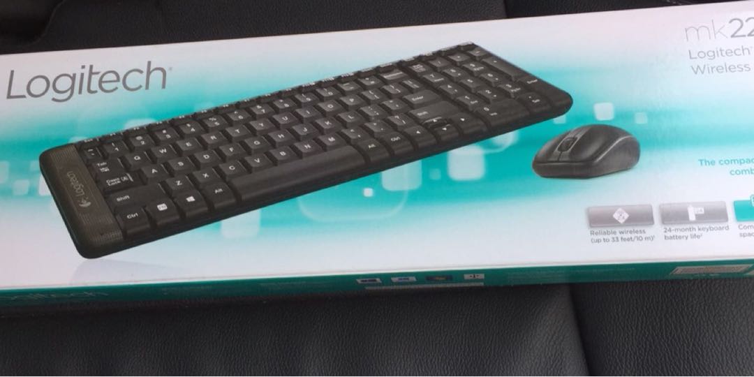 Logitech Combo set keyboard + wireless mouse, Electronics, Computer ...