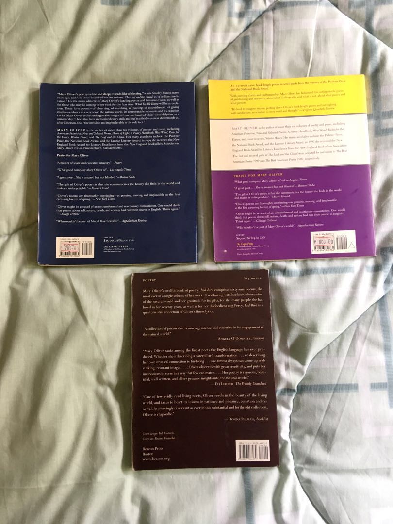 Mary Oliver Poetry Book Bundle, Hobbies & Toys, Books & Magazines ...