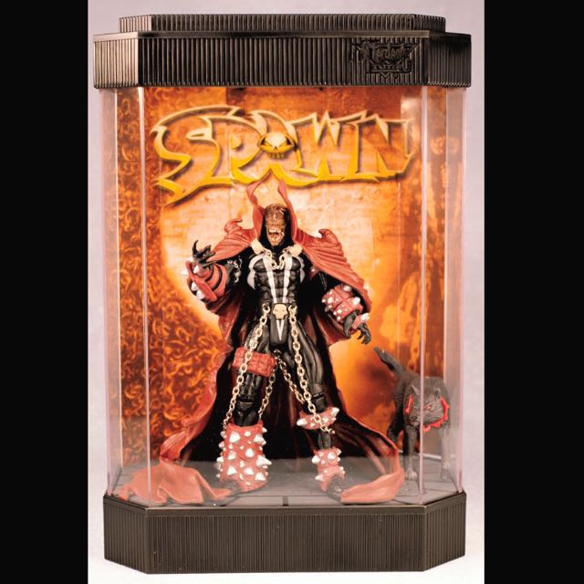 全新Mcfarlane BURNT SPAWN IN DISPLAY CASE 再生俠 Special Limited Edition ...