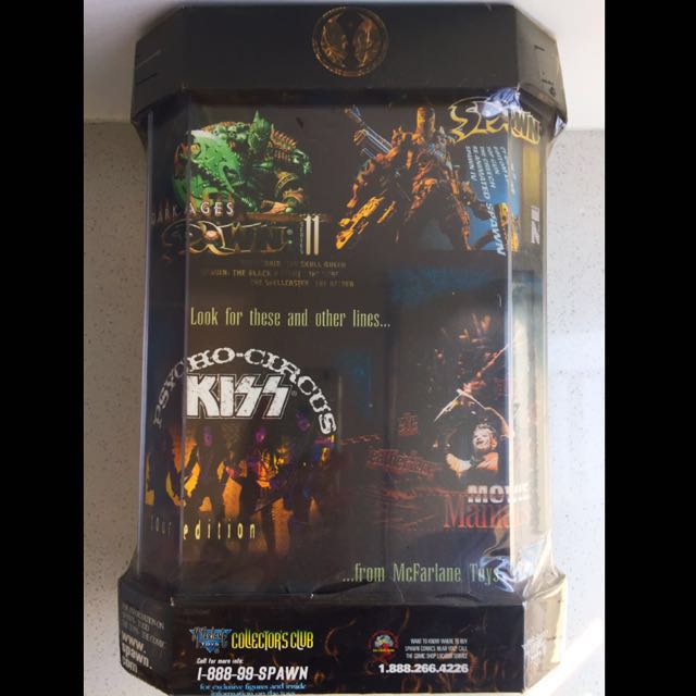 全新Mcfarlane BURNT SPAWN IN DISPLAY CASE 再生俠 Special Limited Edition ...