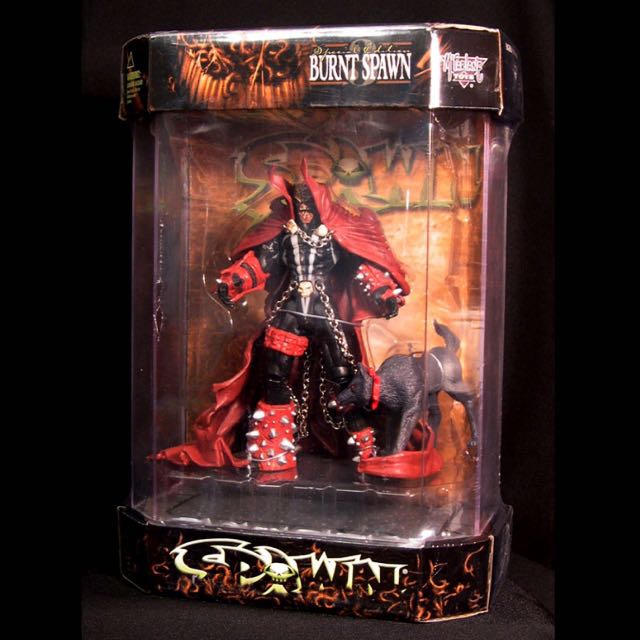 全新Mcfarlane BURNT SPAWN IN DISPLAY CASE 再生俠 Special Limited Edition ...